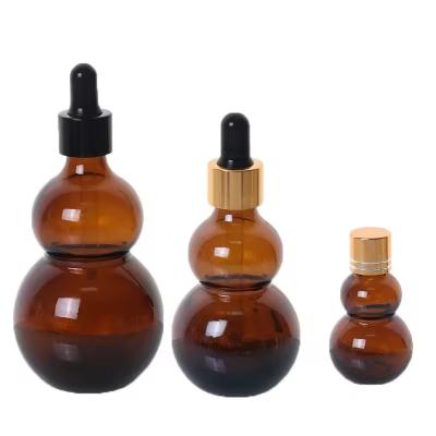 China 15ml 30ml Amber Glass Dropper Bottle Essential Oil Bottles for Hair and Body Oil for sale