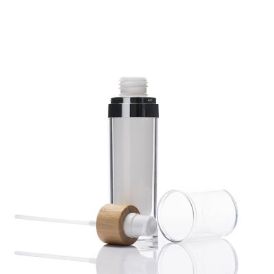 China 1 Oz 30ml Airless Pump Bottles 33mm 33/415 Empty Foundation Bottle With Pump for sale