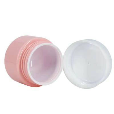 China 0.7 Oz Empty Cosmetic Jars Travel Cream Jars 15g Cosmetic Packaging 54MM for sale