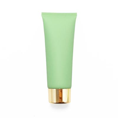 Cina tubi di alluminio molli cosmetici ISO2000 della crema per le mani di Matte Green 100ml della metropolitana 100g in vendita