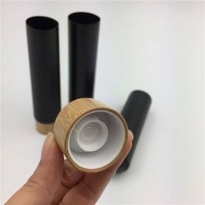 Cina metropolitana molle cosmetica di alluminio 200ml che imballa per il coperchio di bambù 40/400 40MM dei cosmetici in vendita