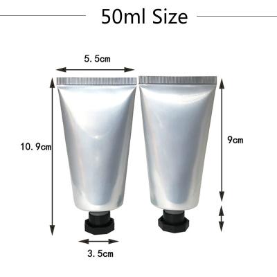 Cina metropolitana molle cosmetica vuota di 50ml 35mm per la PAPPA crema 20g della lozione del corpo in vendita