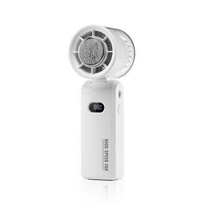 China New Hanging Rope Design Refrigeration 100 Speed Mini Turbo Cooling Usb Cold Compress Ice Handheld Portable Neck Fan With Lanyard for sale