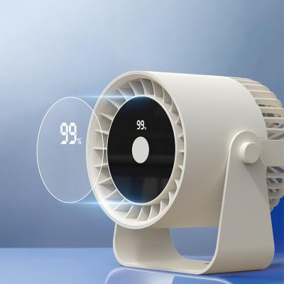 China New Desktop Fan 3600 mAh Battery Wireless USB Small Desk Fan Rechargeable Portable Mini USB Table Fan for sale