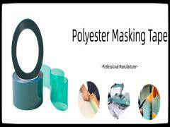 1200mm Polyester Adhesive Tape 55microns Green Insulation Tape