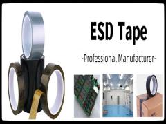 0.06mm ESD Adhesive Tape 140°F Grid BOPP Conductive Shielding Tape EMI