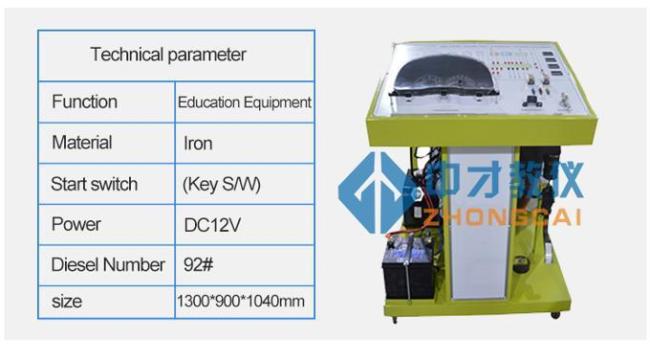 ZhongCai Diesel Engine Automotive Training Bench Education System 2