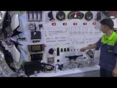 Pannello Dimostrativo del Sistema Elettrico dell'Auto - Attrezzatura Didattica