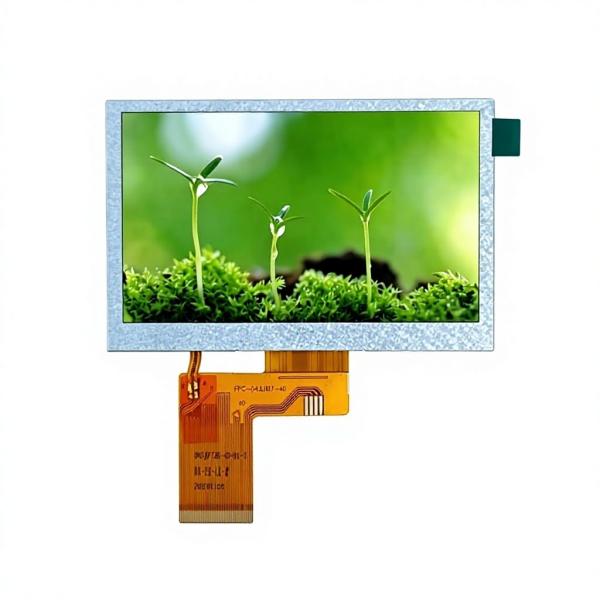 Quality 4.3-inch 480*272 TFT LCD Screen with IPS Viewing Angle, RGB 40-pin Interface, for sale