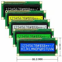 China 1602A LCD Display Module 5V Blue Yellow Character Screen COB Panel for Attendance System for sale