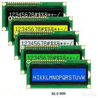 China 1602A LCD Character Display Module 5V Blue Yellow COB Panel for Attendance System for sale