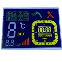 China Patterned TN Display Screen 35x35mm PCB Mounting 12 Oclock Viewing for sale