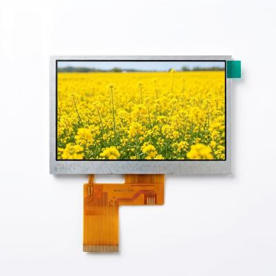 China 4.3-inch IPS Display with 480*272 Resolution, RGB Interface, Digital LCD, 1000 Brightness, 40-pin Connector for sale