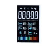 China Custom Smart Electronic Scale LCD Display 2.4 Inch Black Background White Text Screen for sale