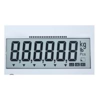 China Custom Smart Electronic Scale LCD Display 2.4 Inch Black Background White Text Screen for sale