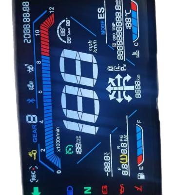 China Segmented VALCD Liquid Crystal Display  Electric Vehicle and Motorcycle Instrument Panel LCD Liquid Crystal Display for sale