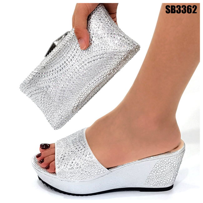 High Quality Low Price Factory Manufacturer Wedding Shoe And Bag Set