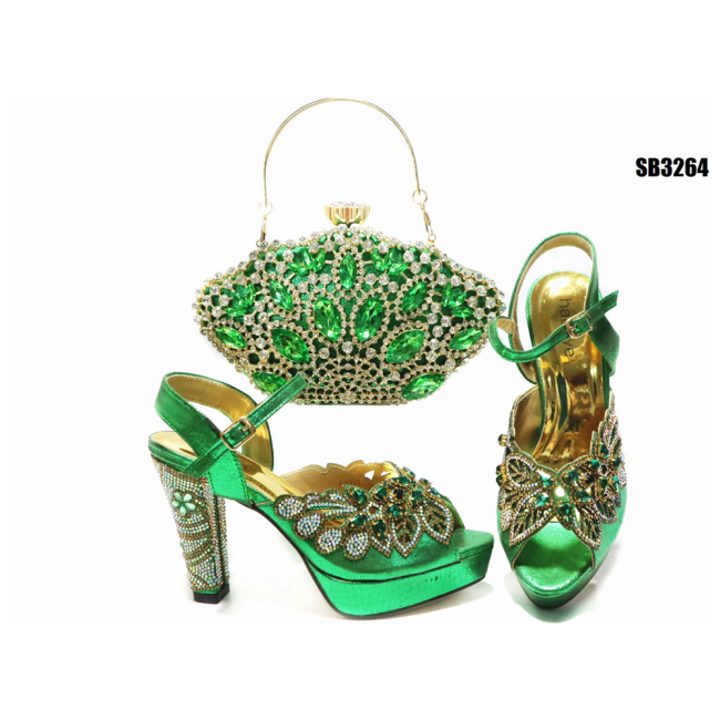 Modern Novel Design China Wholesale African Shoe And Bag Set