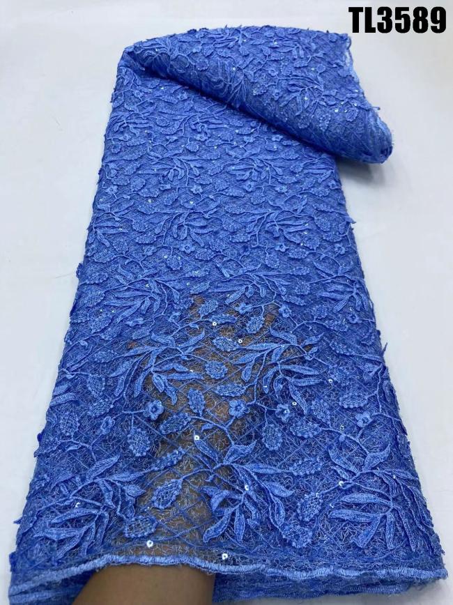 High quality soft water soluble lace newest big cord lace aso ebi fabric elegant and comfortable colthe for Nigerian women