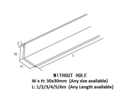 China EG HDG Single Slotted Angle Channel en venta