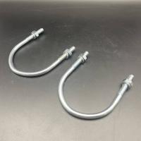 China HDG U Bolt Custom All Sizes U Shaped Bolt with Plate for sale