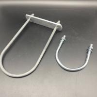 China HDG U Bolt Custom All Sizes U Shaped Bolt with Plate for sale