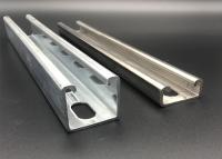 China Galvanized Steel Slotted C Channel Profile for sale