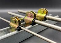 China 1-1/4'' Electrical Galvanized Strut Pipe Cushion Clamps for sale