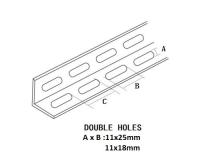 Китай Wholesale Electrical Zinc Double Slotted Angle Strut Channels продается