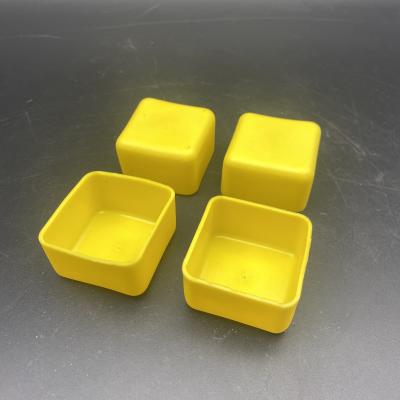 Cina Factory PVC Yellow Black 41x41 41x21 Channel End Cap in vendita