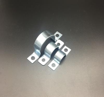 China Pipe Clamps 304 Stainless Steel 2-1/2'' Customized Pipe Cushion Saddle Clamps for sale