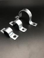 China 1-1/4'' U Shape Electrical Galvanized Pipe Saddle Clamps for sale