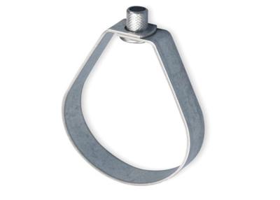 China Galvanized Zinc Pear Shape 1-1/4'' Swivel Rings Unistrut Loop Hanger for sale