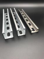 China Galvanized Steel Slotted C Channel Profile for sale
