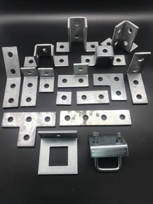 China Universal Strut Fittings Metal Electrical Steel Strut Channel Connector Brackets for sale
