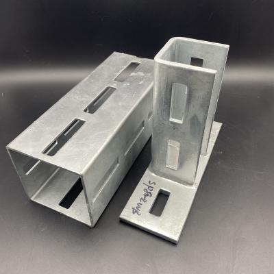 China Customized Modular Steel 120x100x4mm Square Channel Te koop