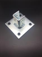 China Cast Iron Slotted Channel Fitting Post Base for sale