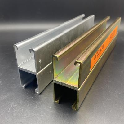 Cina Zinc Plated Custom HDG Spot Welding Back to Back Unistrut Channel in vendita