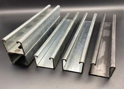 중국 Galvanized Metal 1-5/8 Slotted Plain Unistrut Channel Rail 판매용