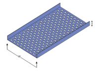 China Factory Custom Large Span Perforated Cable Trays for sale