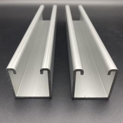 Китай Slotted Plain Custom Aluminum 6005 Unistrut Channel продается