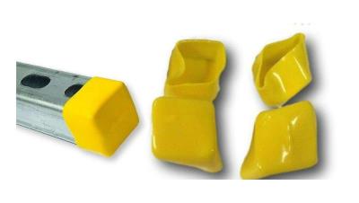 Cina Custom Colorful Rubber pvc Channel over End Caps in vendita