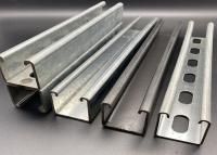 China Slotted Solid Cold Formed Electrical Galvanized Unistrut Channel for sale