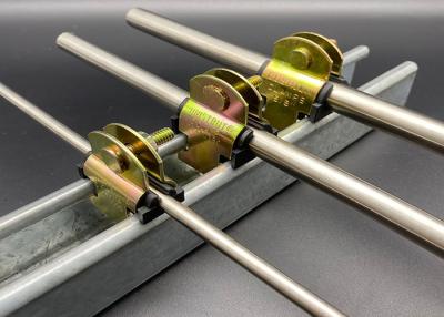 Китай Gold Galvanized High Temperaturer Resistant Strut Insulated Cushion Clamps продается