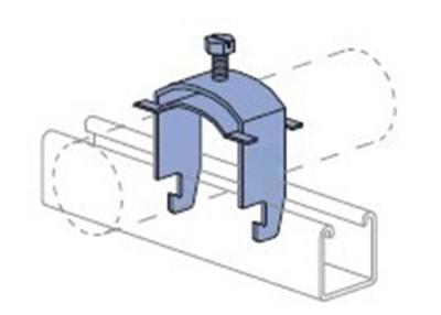 China Stainless Steel ss304 Conduit Pipe Cable Clamps for sale