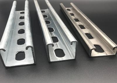 China Hot Dip Galvanized Slotted Solid Cold Formed Unistrut Channel Te koop