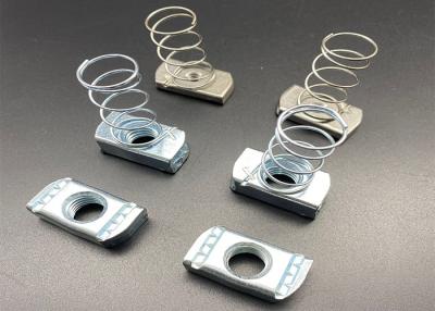 China Strut Accessories Electrical Zinc Unistrut Spring Nuts for sale
