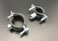 China Custom Electrical Zinc Quick Release EPDM Rubber Pipe Clamp for sale