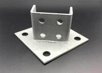 China Customized Shape Strut Fitting Post Base Brackets for sale