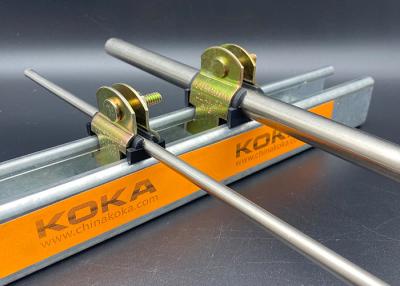 China Zinc Plated 3/8'' Strut Mounted Cushion Clamps for sale